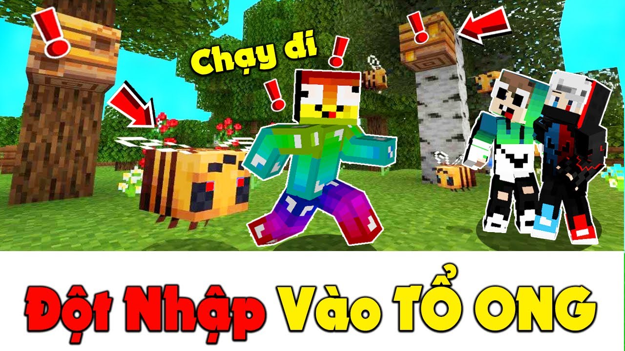 GIẢI CỨU NOOB T GAMING KHỎI TỔ ONG VUI VẺ VÀ LỜI NGUYỀN NOOB TEAM - YouTube