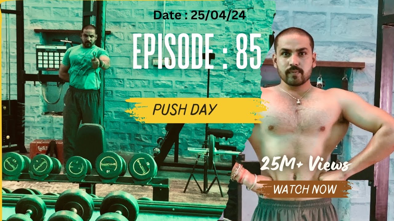 Episode : #85 push day shoulder workout - YouTube