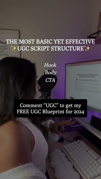 The most basic YET effective UGC script structure - YouTube