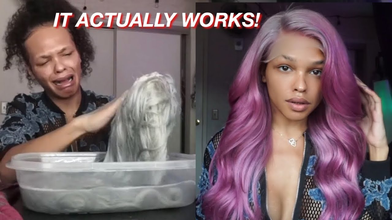 HOW I DYED MY HAIR IN “MINUTES” USING THE WATERCOLOR METHOD ft. Wiggins ...
