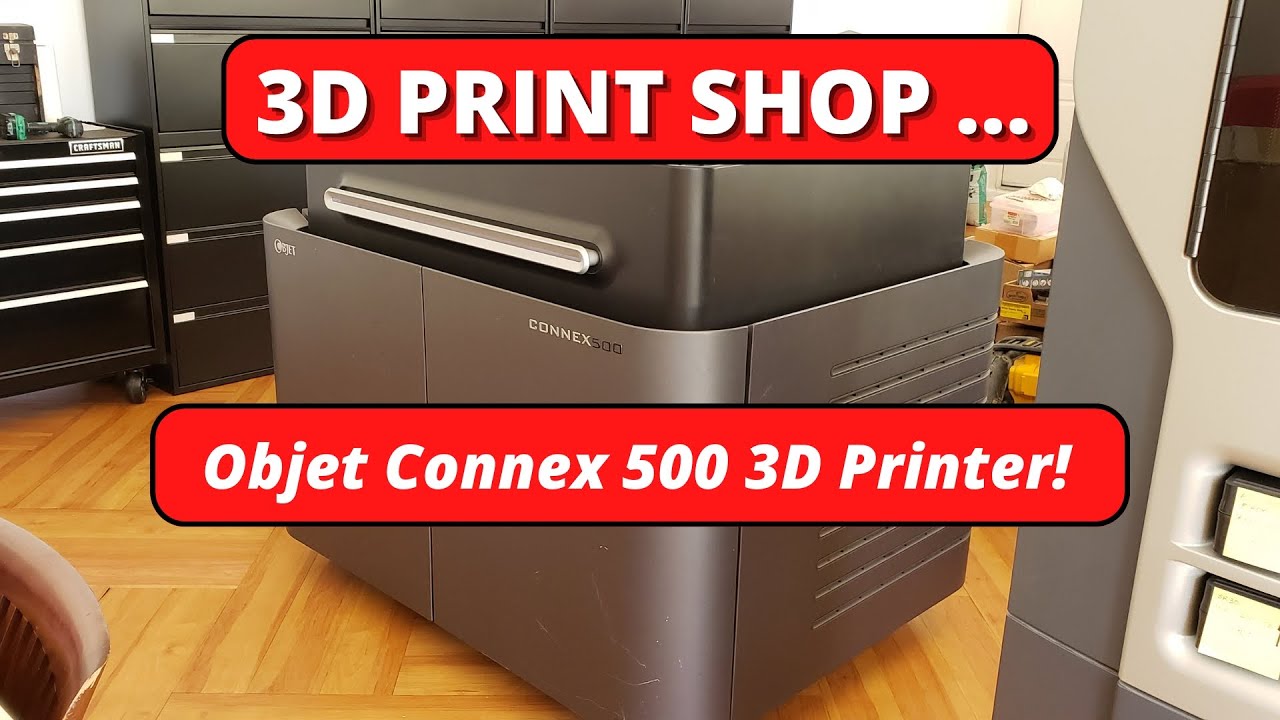 3D PRINT SHOP OBJET CONNEX 500 DELIVERY - UNCRATE - YouTube