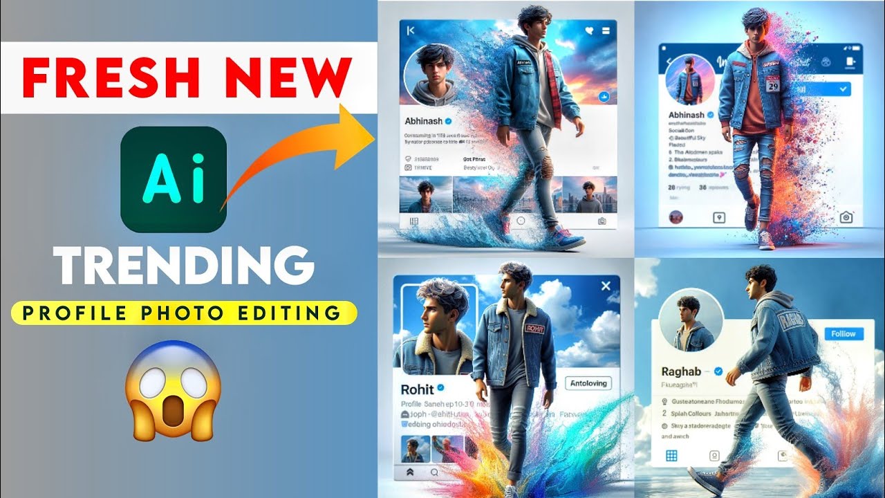 New Trending Profile Photo Editing 🔥| Instagram Trending Photo Editing ...