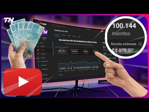 QUANTO GANHA UM CANAL DE 100 MIL INSCRITOS NO YOUTUBE? MOSTREI TUDO! ANALYTICS  REAL EM 2023!