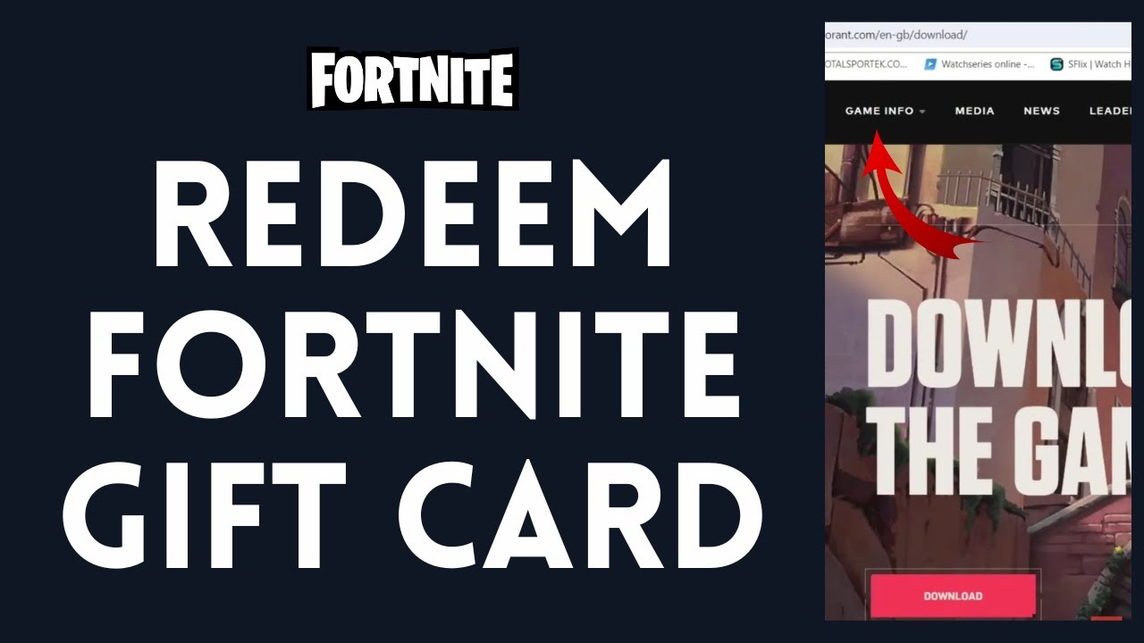 How to Redeem Fortnite V Bucks Gift Card Online | Fortnite Gift Card ...