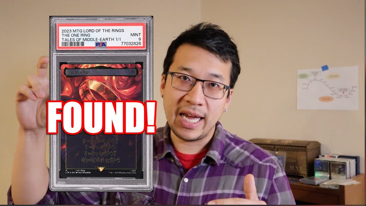 ONE RING FOUND! PSA AUTHENTICATED | Magic: the Gathering - YouTube