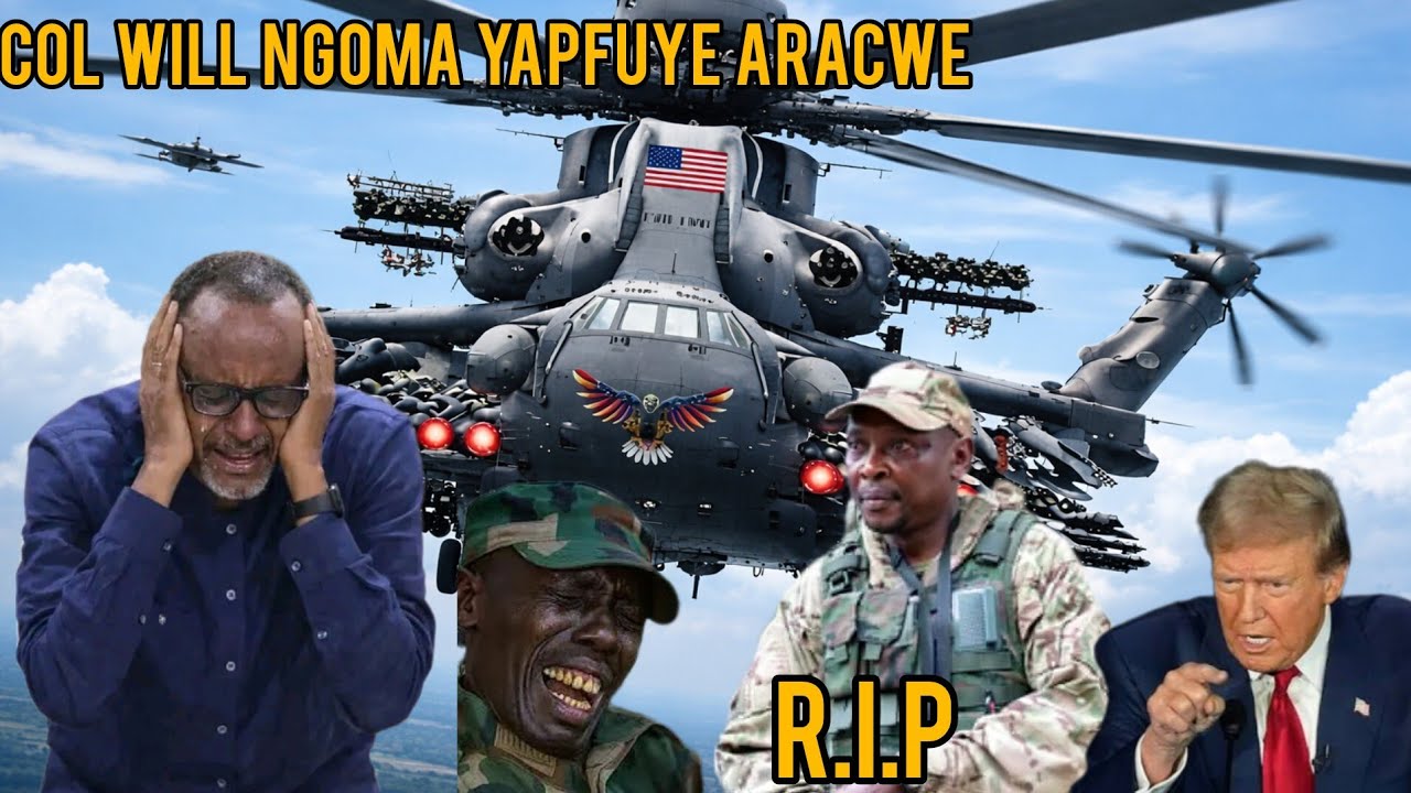 Lt Col Will Ngoma Yapfuye aracwe Na drone Za FRDC America Yohereje ...