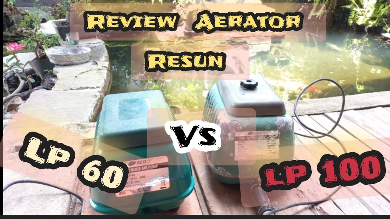 REVIEW AERATOR RESUN LP 100 VS LP 60 - YouTube