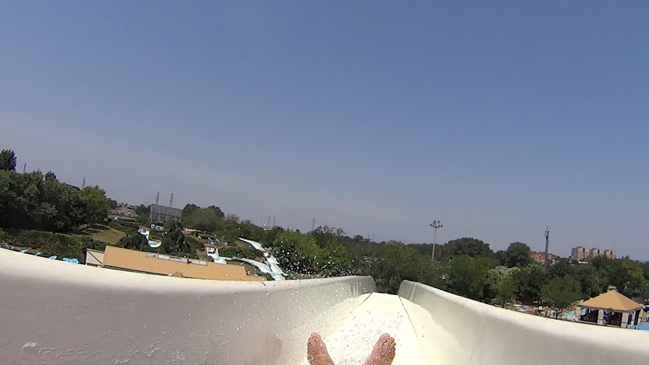 White Water Slide at Acquatica Park - YouTube
