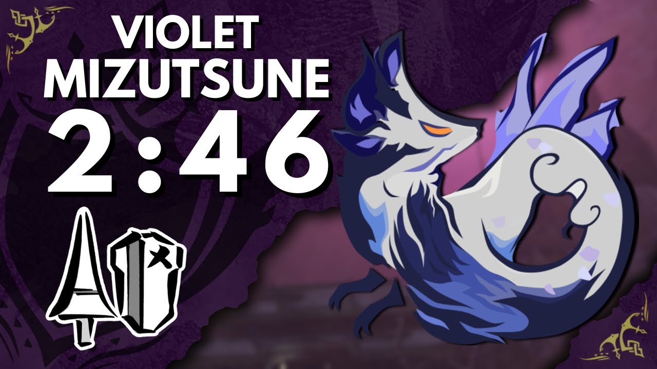 MHR: Sunbreak [PC] | Violet Mizutsune | Lance Solo | 2'46 - YouTube