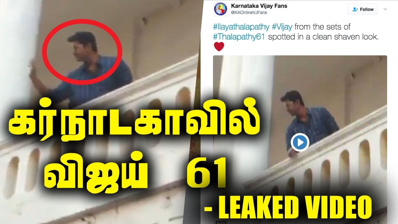 Vijay 61 Spotted In A Clean Shaven Look At Karnataka | Thalapathy 61 ...