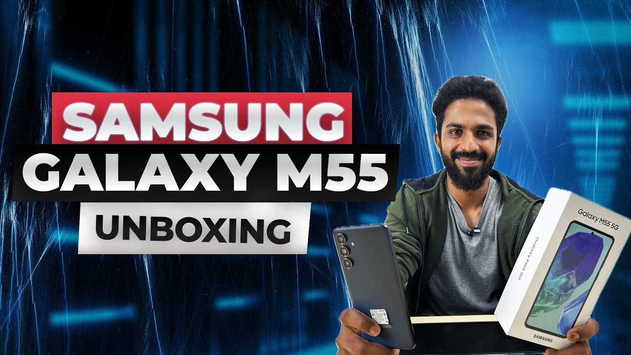 Samsung Galaxy M55 Unboxing in Tamil | Galaxy M55 5G Review | First ...