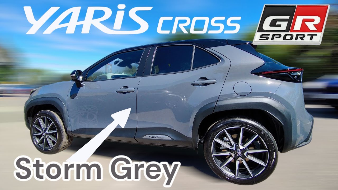 New Colour for 2025 Toyota Yaris Cross GR SPORT in Storm Grey Vs RAV4 ...