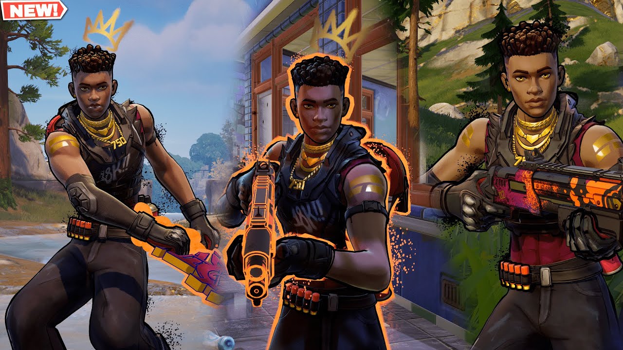 Fortnite RYKER Skin GAMEPLAY! (Reactive Leaked Outfit) - YouTube