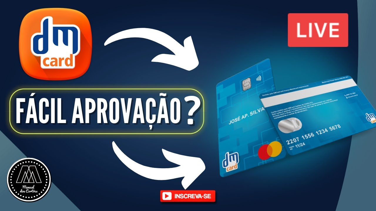 🔴 LIVE | DM CARD NOVO CARTÃO MAIS FÁCIL APROVAÇÃO? - YouTube