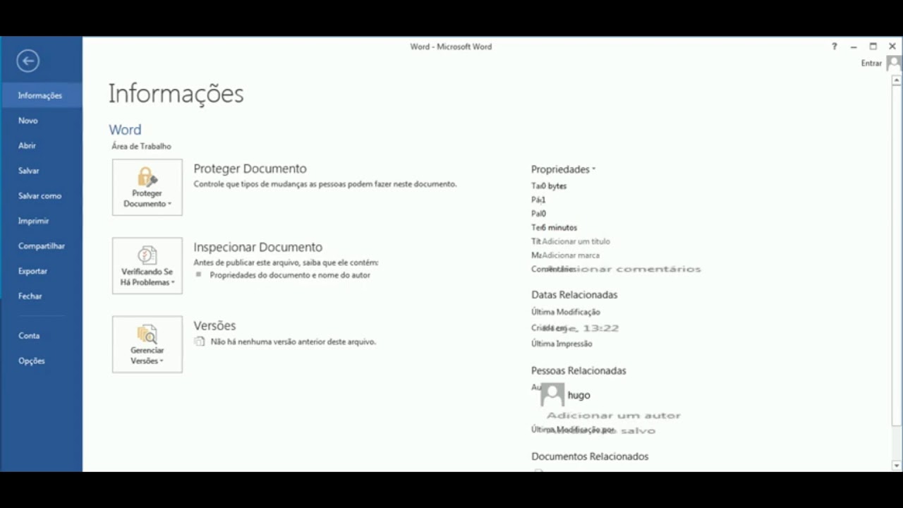 Microsoft Word- interface #1 - YouTube