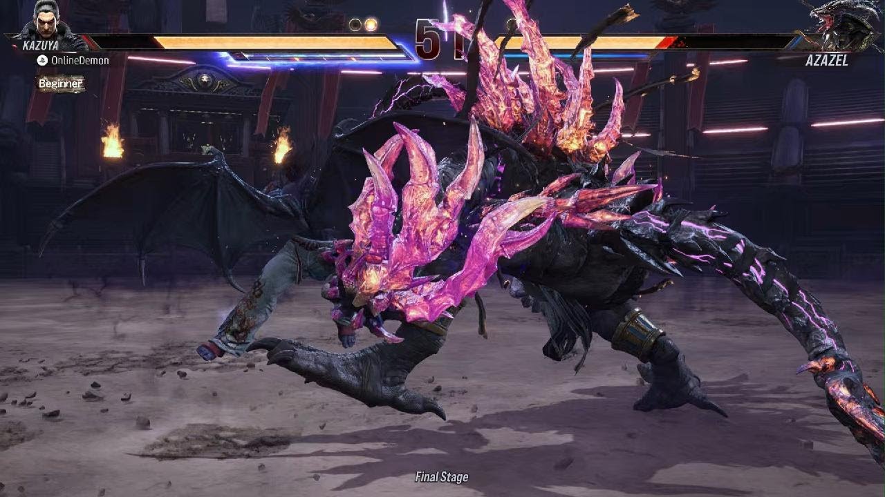 TEKKEN 8 Arcade Secret Boss 3 Azazel - YouTube