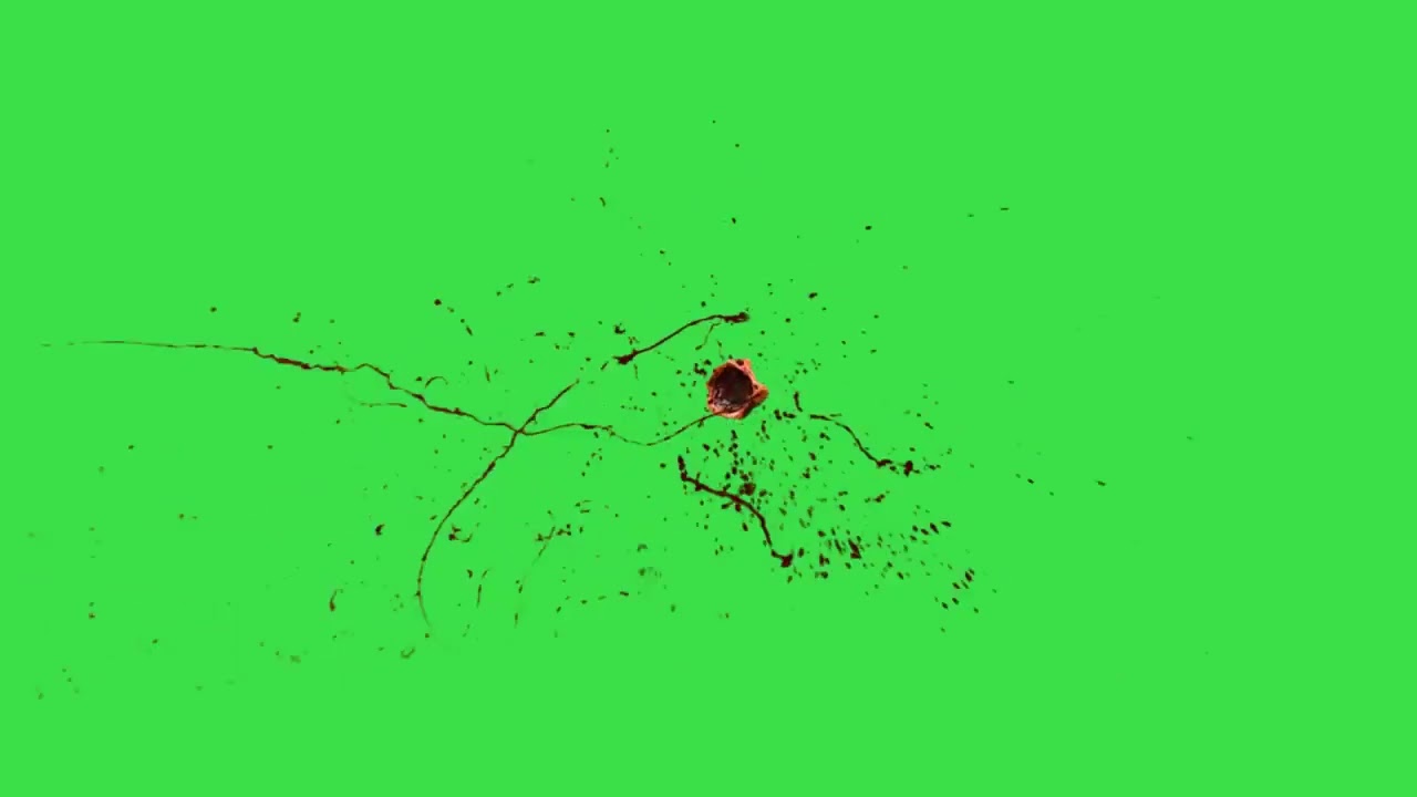 Free Green Screen Bullet Hit Body Blood Effect - YouTube