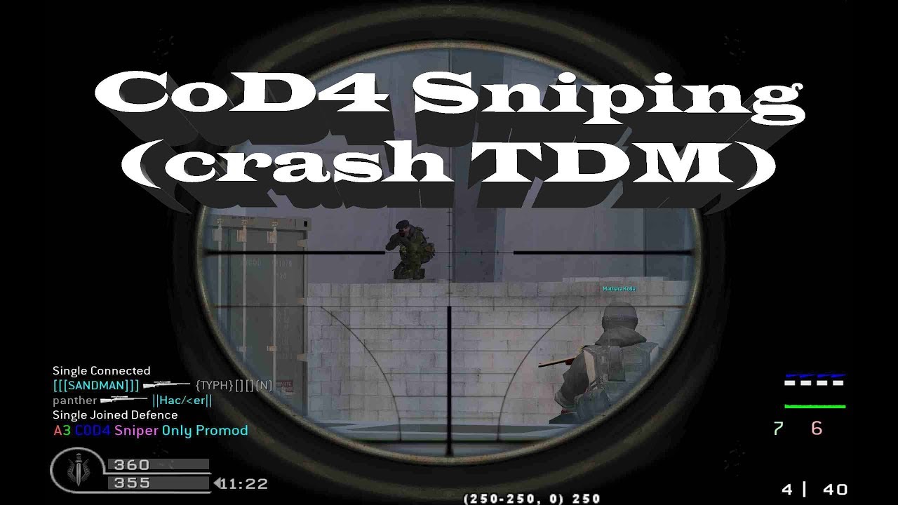 Call of Duty 4 Modern Warfare crash TDM gameplay tricks | fullbright on ...