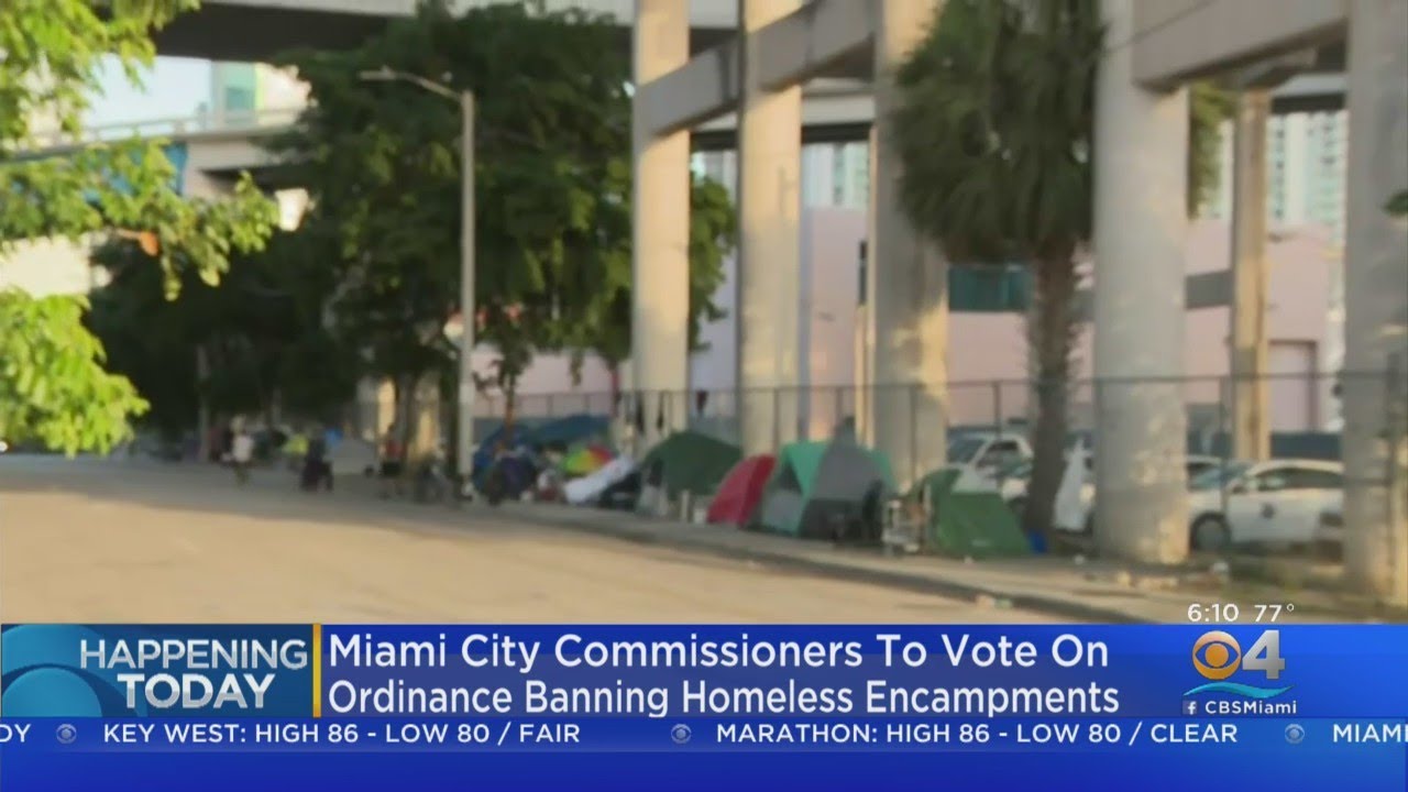 Miami Commissioners Expected To Vote On Ordinance Banning Homeless ...