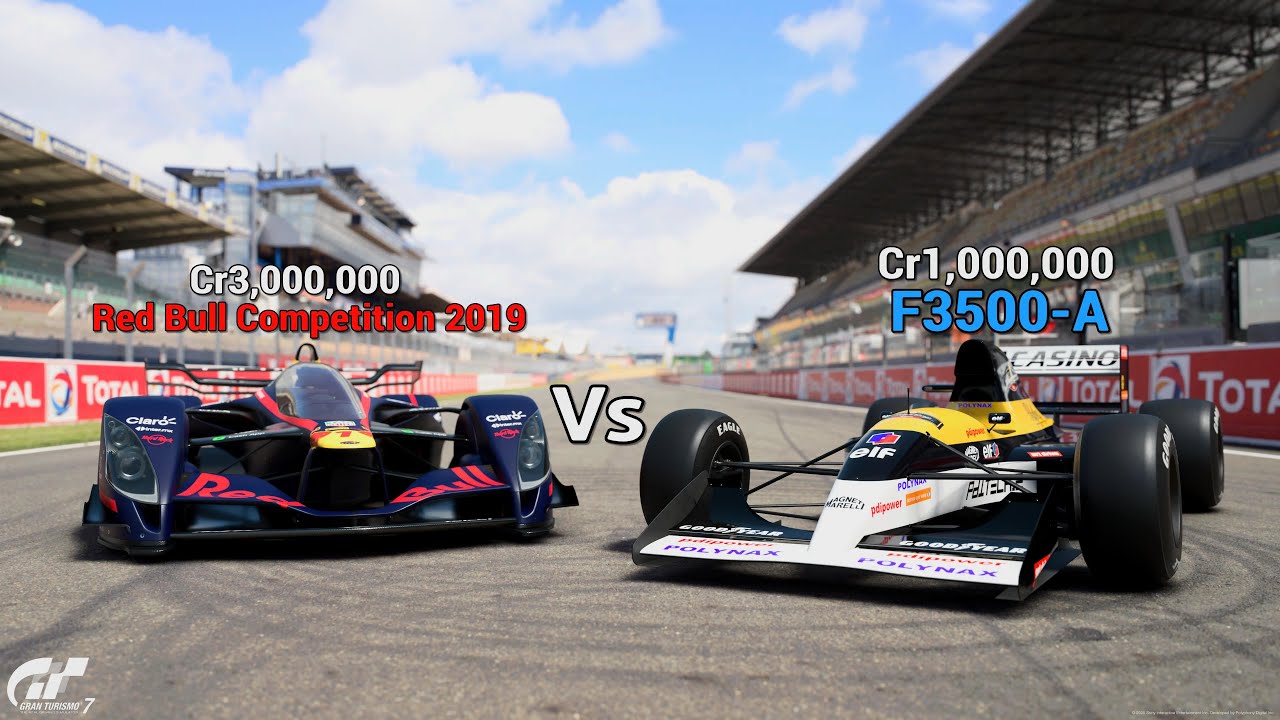 Gran Turismo 7 | Red Bull X2019 Vs F3500-A - Circuit de la Sarthe ...