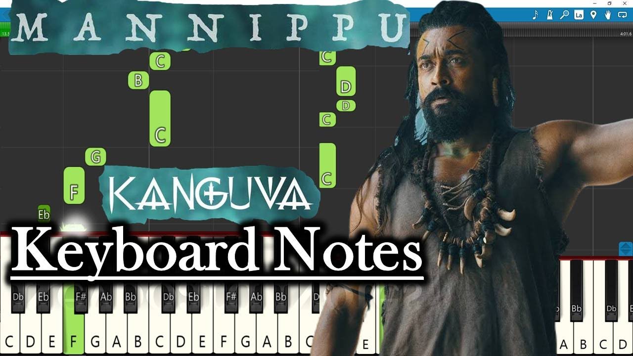 Mannippu Song Keyboard Notes | Full Video | Devi Sri Prasad | Suriya ...