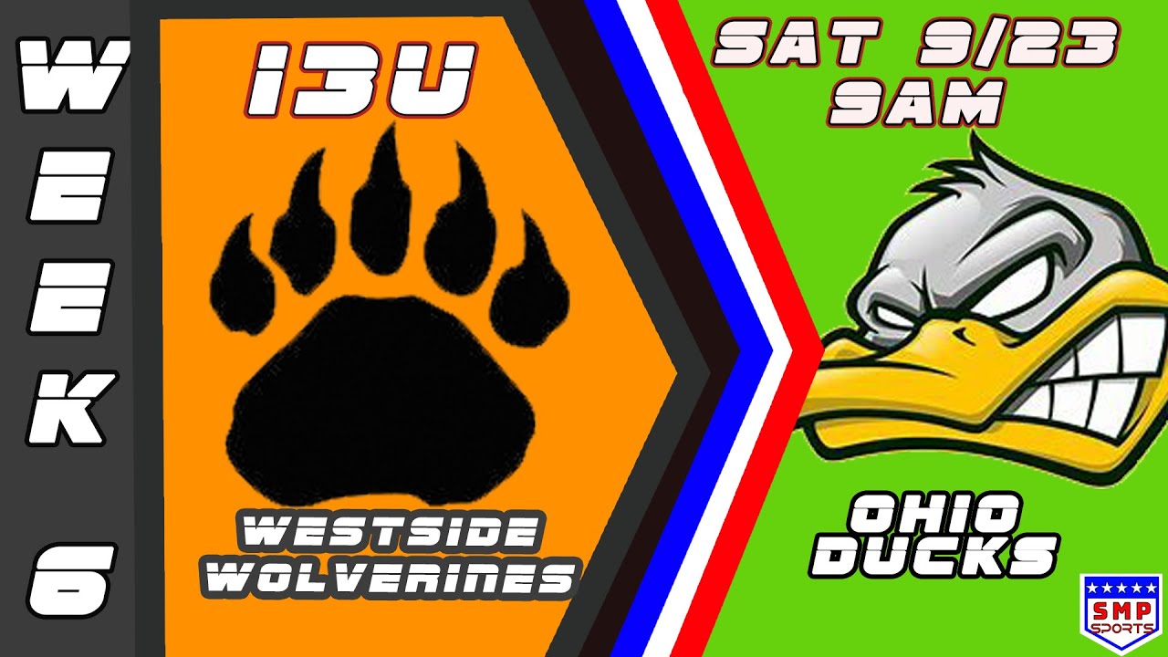 Westside Wolverines vs Ohio Ducks 13U - YouTube