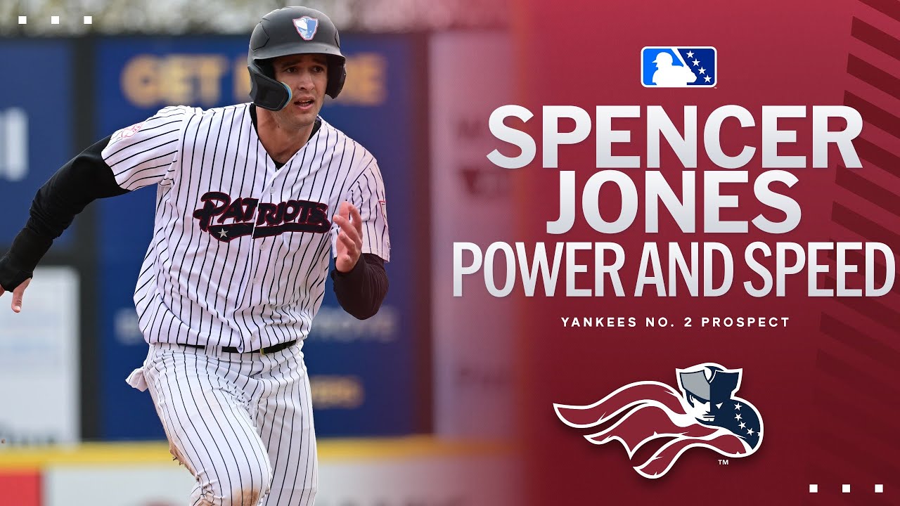 Yankees' Spencer Jones ropes a triple | MiLB Highlights - YouTube