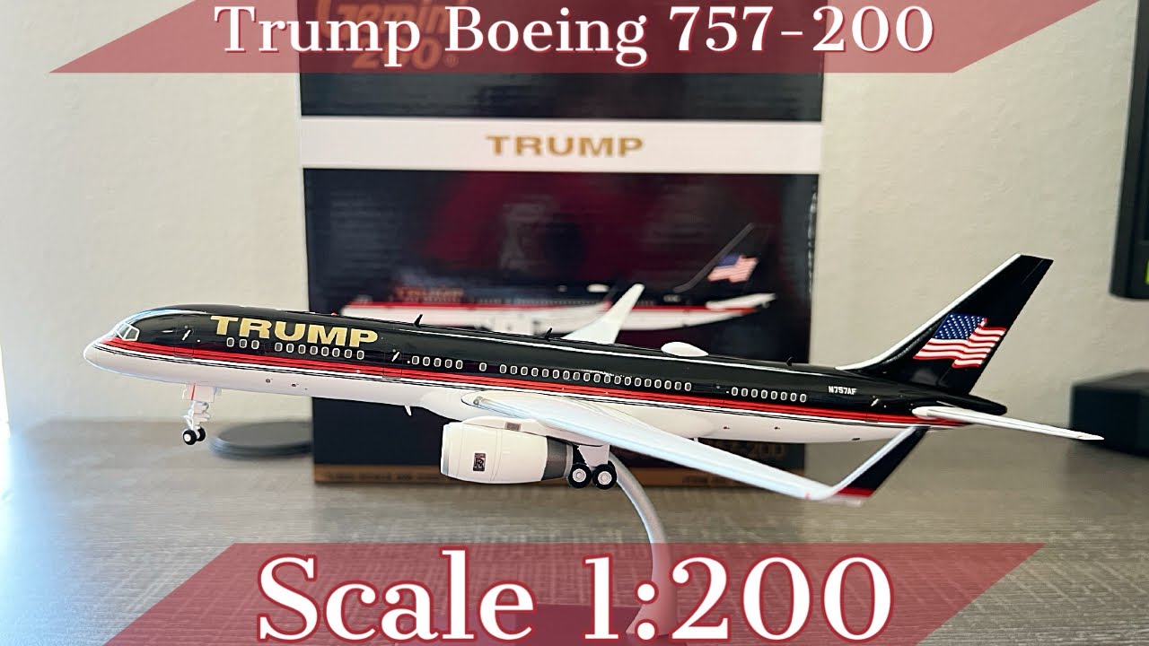 Gemini200 TRUMP Boeing 757-200 | Model Reviews - YouTube