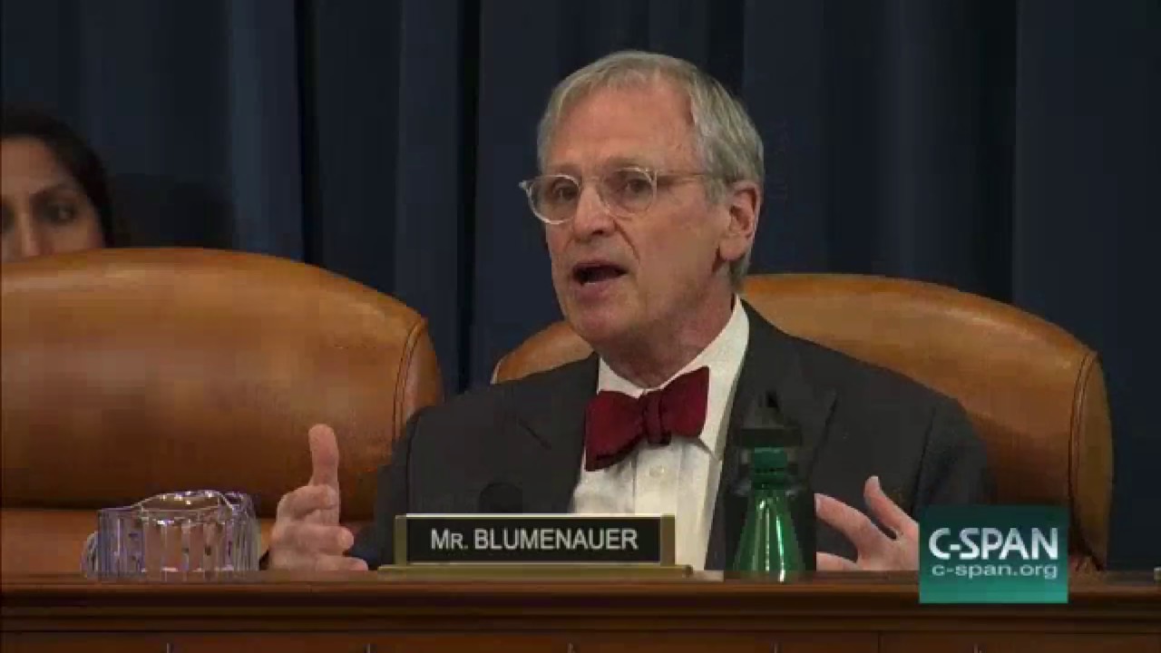 US House W&M: Rep. Blumenauer Amendment on Minimum Coverage - March 8 ...
