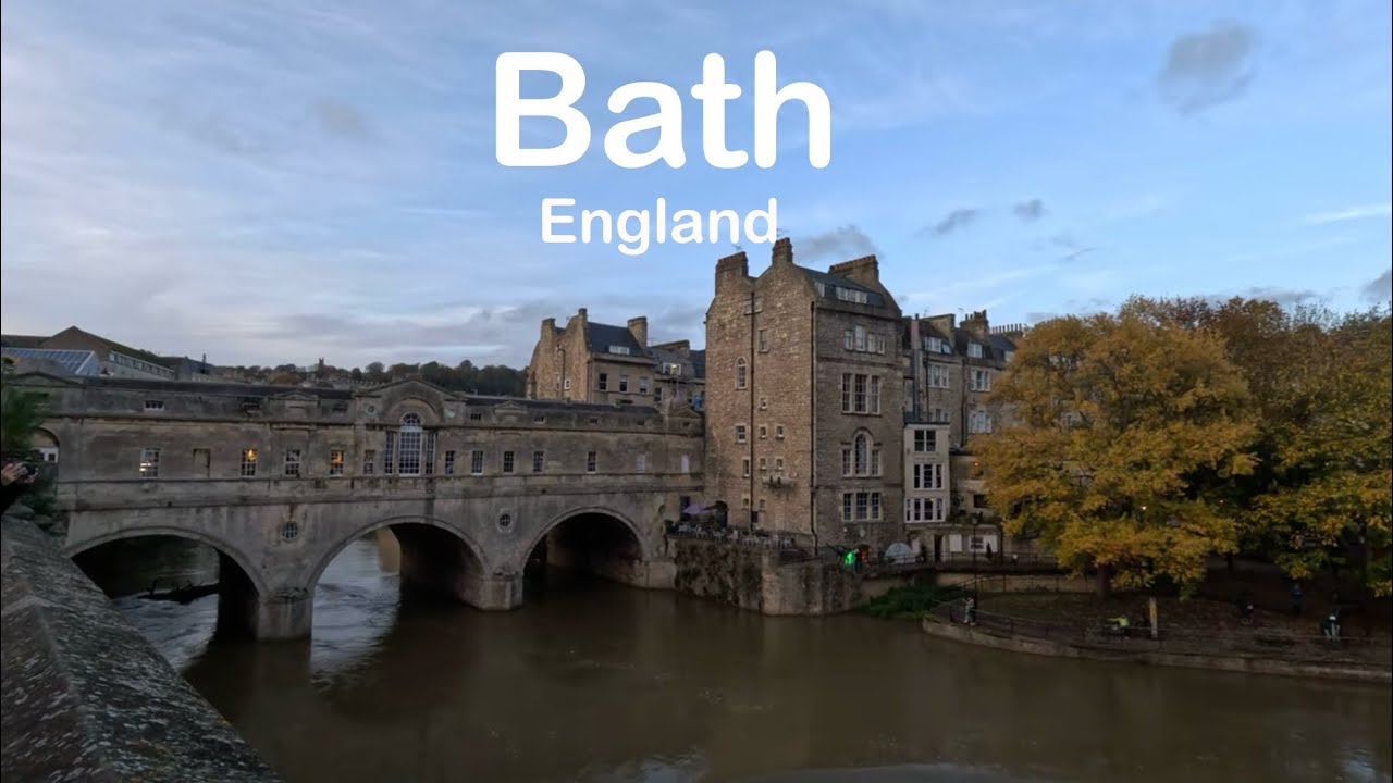 [4K] - Walking tour of Bath, Somerset, UK - YouTube