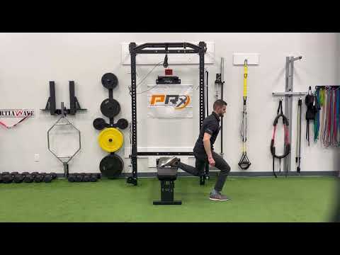 Plyometric Bulgarian Split Squat - YouTube
