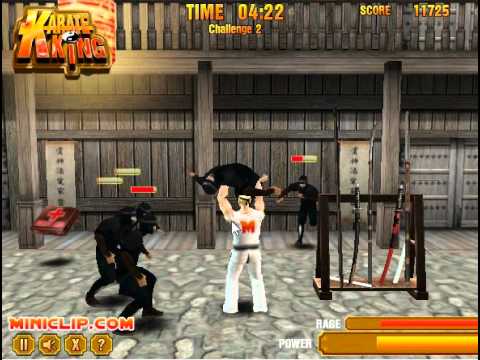 Karate king miniclip - YouTube
