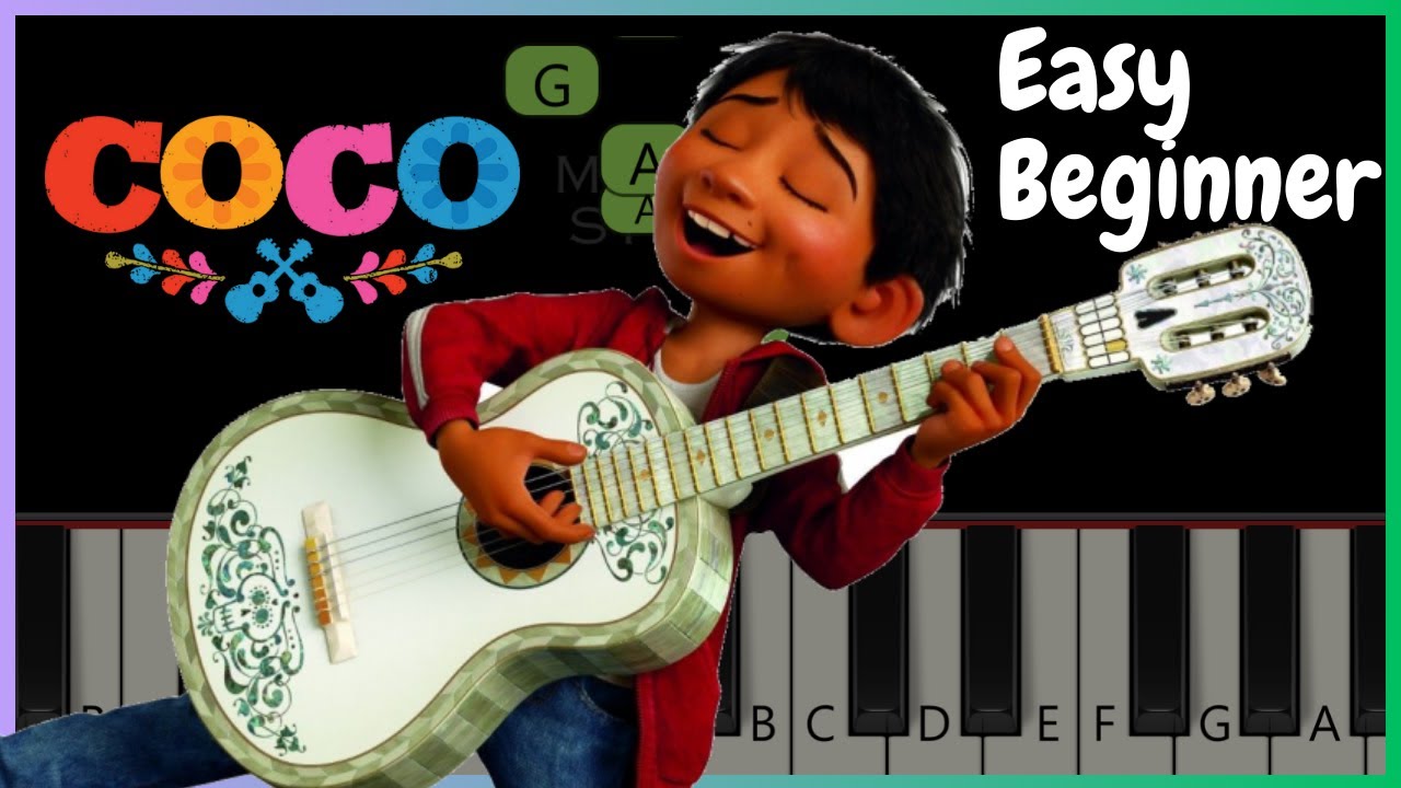 Remember me - Coco | VERY EASY BEGINNER PIANO TUTORIAL - YouTube