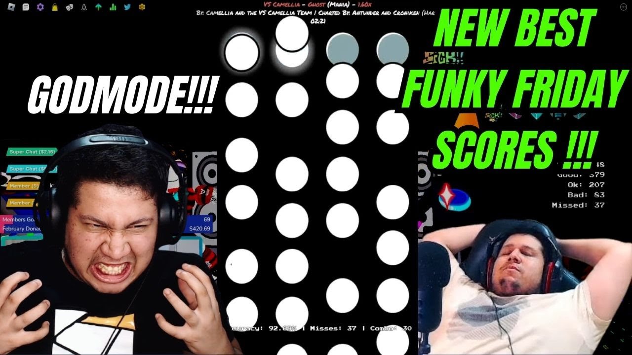 The BEST SCORES i've Got On FUNKY FRIDAY Recently !!! Roblox FNF ...