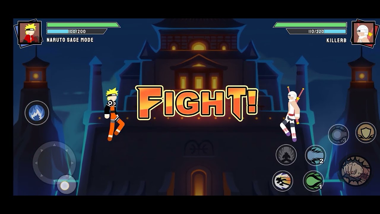 Naruto gameplay Naruto shinobi stickman grate war - YouTube