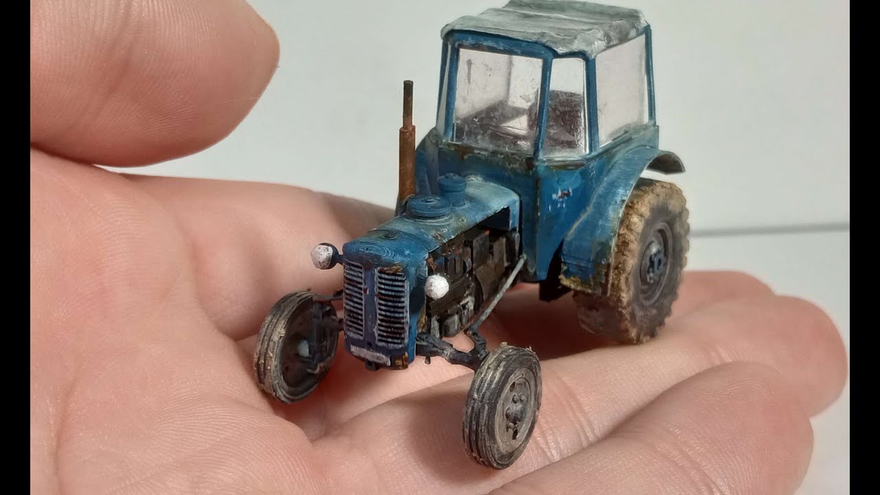 Painting My Own 3D Printed Tractor Model - YouTube