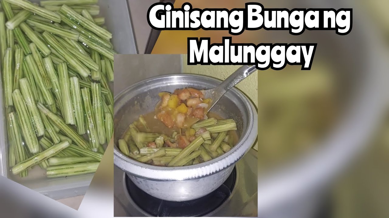Ginisang Bunga ng Malunggay - YouTube