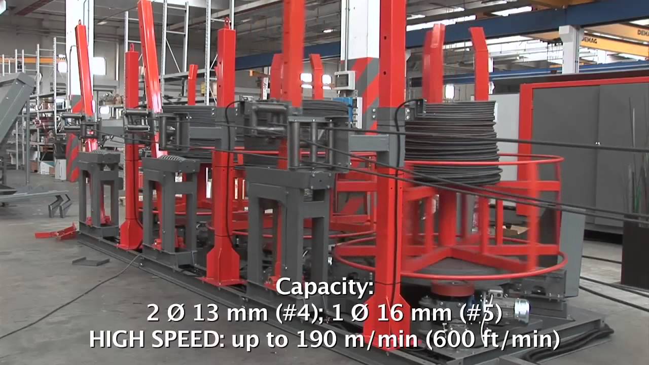COIL 16 - Automatic Stirrup Bender - Schnell Spa - YouTube