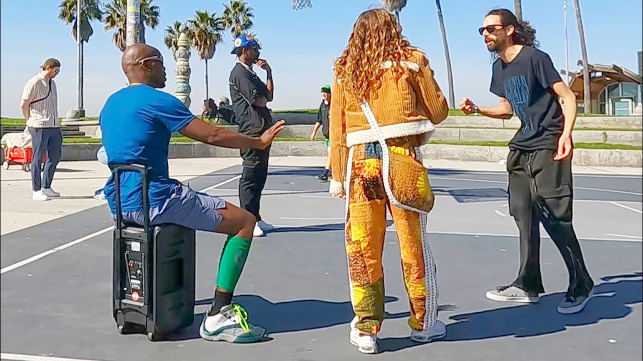 Tik-Tok Dancers Tick Off Venice Baller when they take over the ...