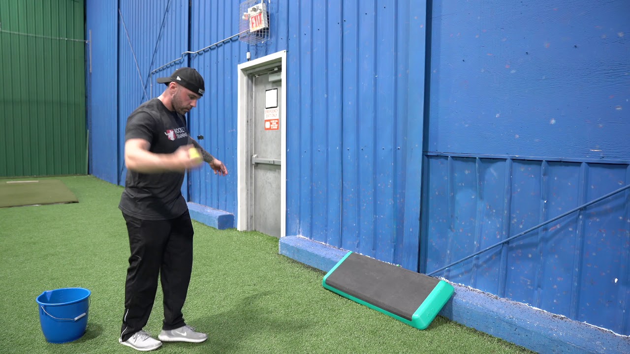 Angled Implement Ball Catch - YouTube