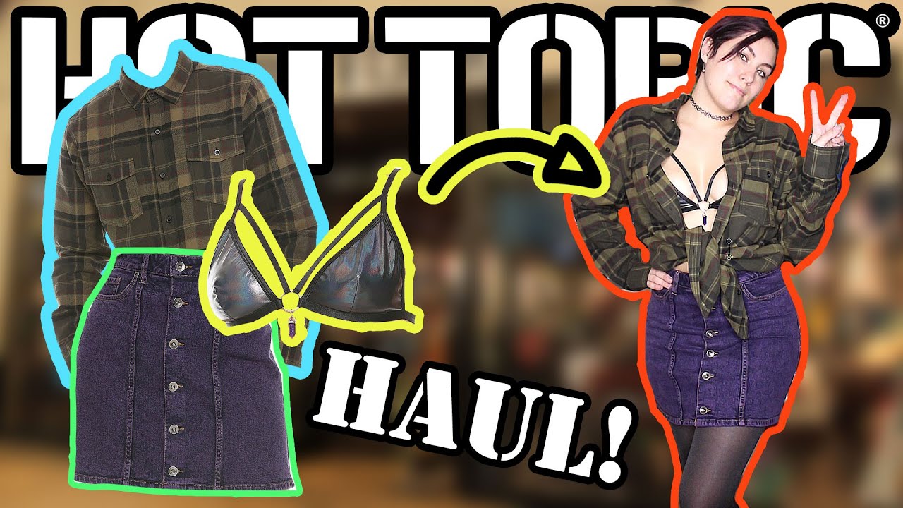 Hot Topic Clothing Haul And Try On! - YouTube