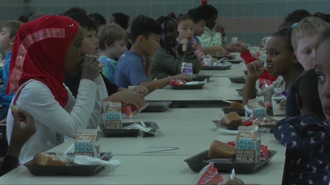 Stavem: Student ineligible for meal or snack would be 'very rare' - YouTube