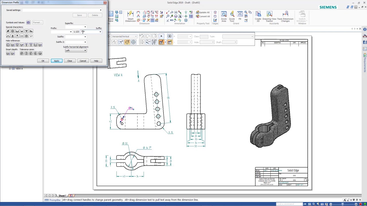 Solid Edge Community Training - Engineering Drawings - YouTube