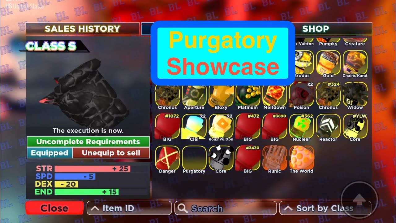 Purgatory glove showcase (Boxing League)#trending #roblox - YouTube