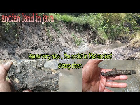 waaww very nice the rocks in this ancient swamp river, unique and ...