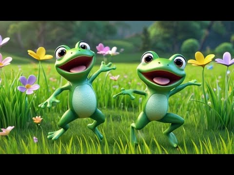 Jumping Frogs in the Meadow | Nursery Rhyme Song for Kids - YouTube