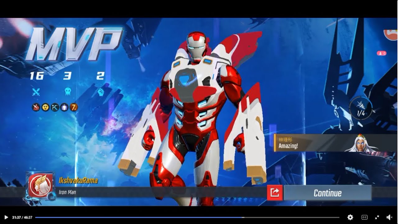 Iron Man Space War Planetary Armor MARVEL Super War #IronMan # ...