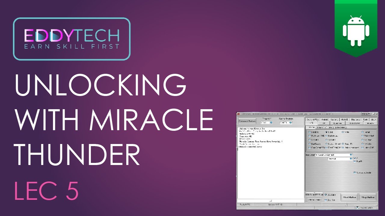 Let's Start The Unlocking With MIRACLE THUNDER CRACKED | LEC 5 | Eddy Tech | Hindi Urdu - YouTube
