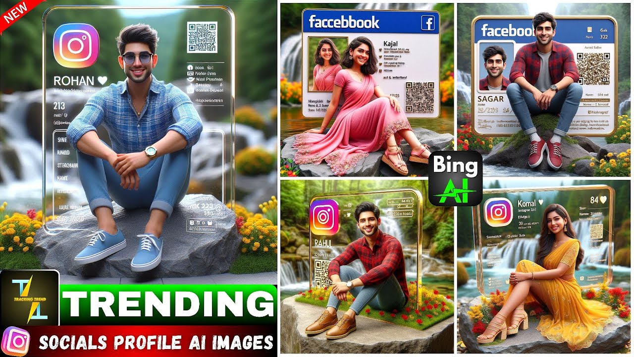 Social Media Profile New Instagram TRENDING AI Photo Editing | Viral AI ...