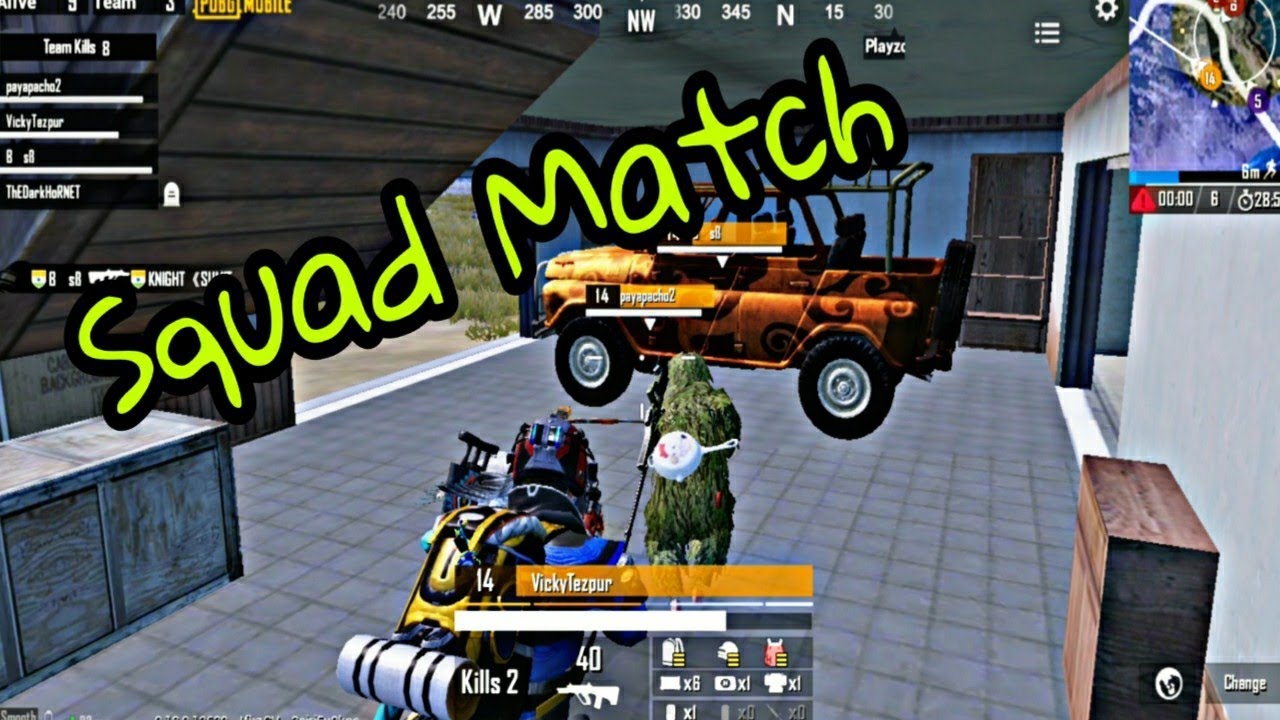 Pubg Squad Match - YouTube